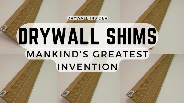 A Guide to Drywall Shims, Mankind's Greatest Invention